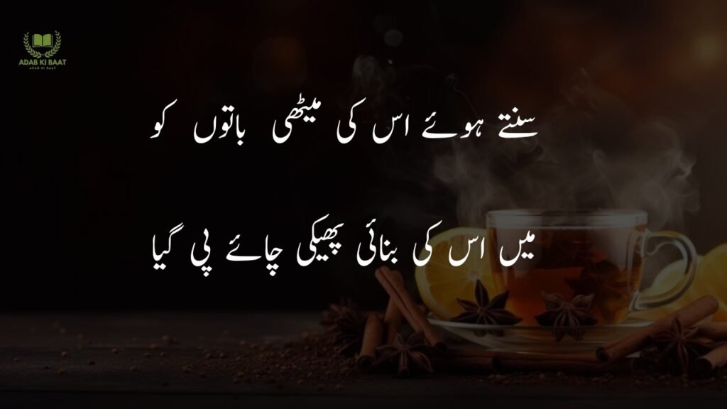 Top 30+ Chaye Poetry In Urdu
