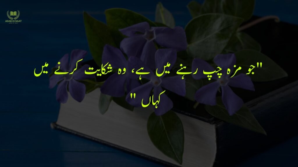 50 Top One Line Quotes In Urdu