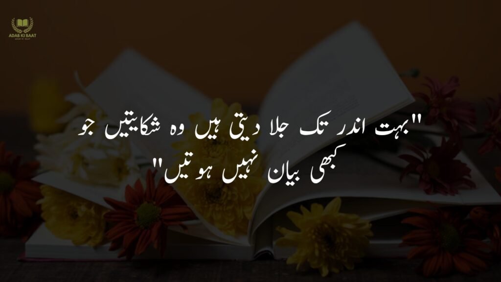 50 Top One Line Quotes In Urdu