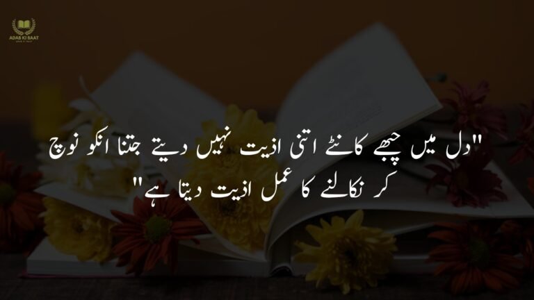 50 Top One Line Quotes In Urdu